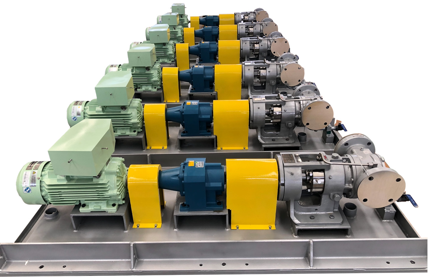 DIN Flange Internal Grease Gear Pump 1cPs To 1000000cPs Viscosity